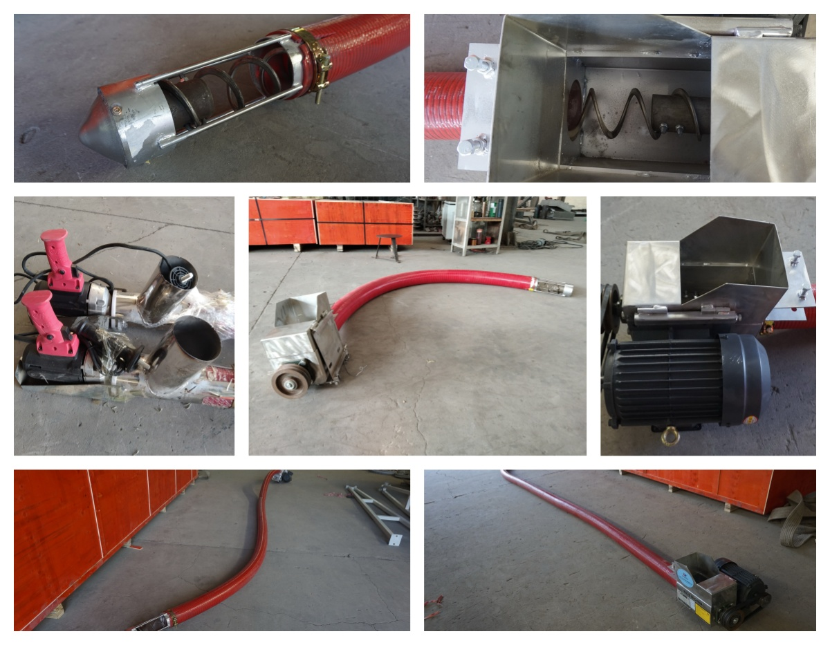 RLS100 Flexible Screw Conveyors - Dahan Conveyor Manufacturer